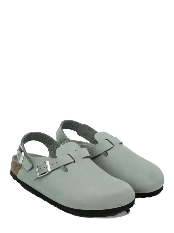 BIRKENSTOCK Tokyo Suede Clogs - Green