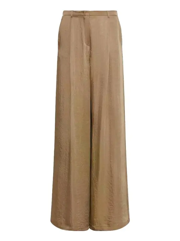 Marella High-waisted Twill Trousers - Neutrals