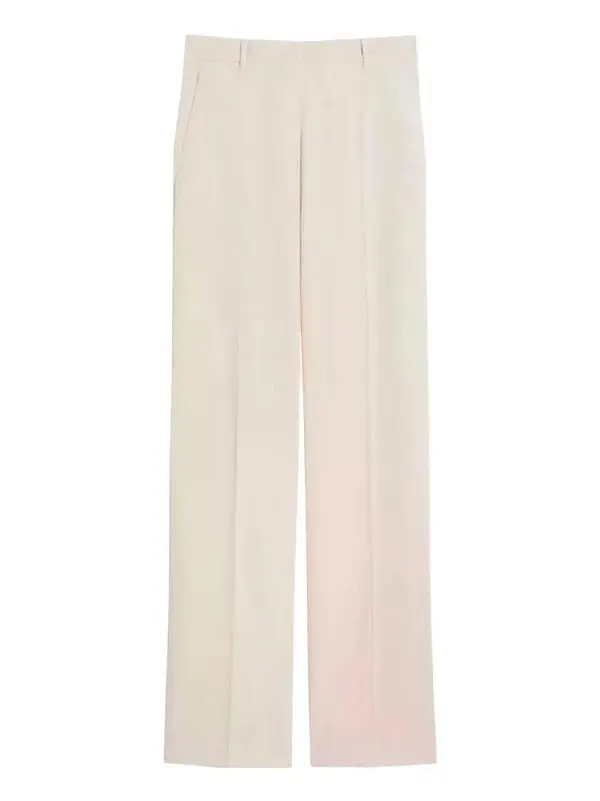 Max Mara Wide-leg Wool Trousers - Neutrals