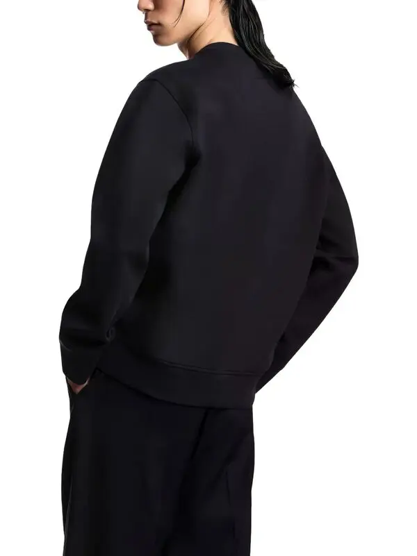 Emporio Armani Cotton Logo Sweatshirt - Black