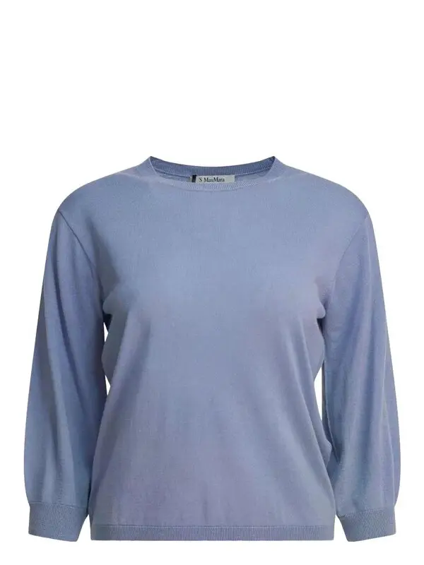 Max Mara Round-neck Sweater - Blue