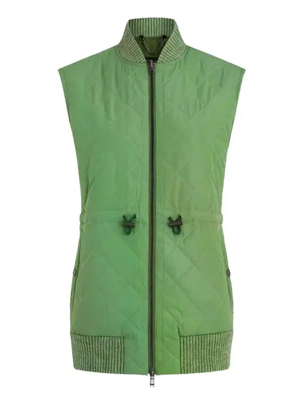 Belstaff Diamond-quilted Gilet - Green
