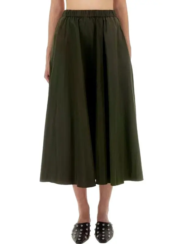 Aspesi A-line Midi Skirt - Green