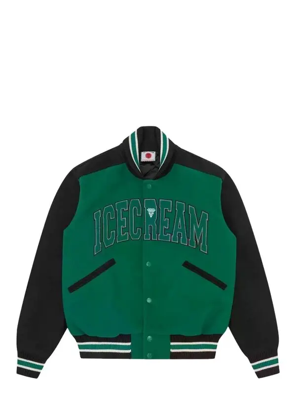 BILLIONAIRE BOYS CLUB Varsity Bomber Jacket - Green