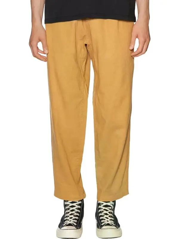 Gramicci Elasticated Tapered Trousers - Yellow