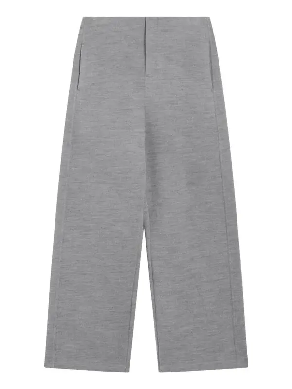 Max Mara Pocket Wide-leg Trousers - Grey