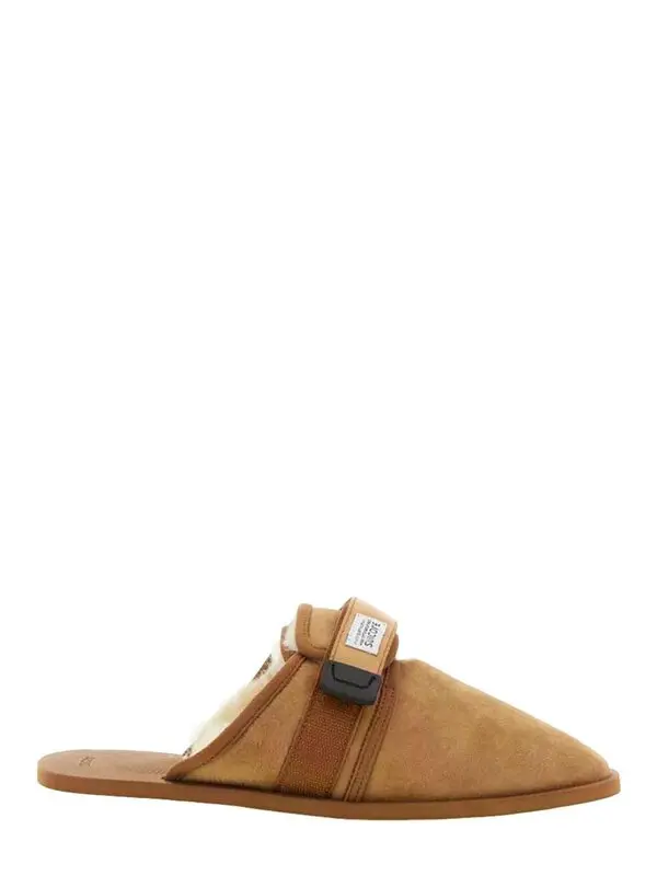 Suicoke Logo-patch Mules - Brown