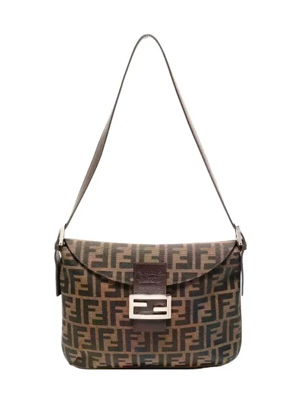 Fendi Zucca Mamma Baguette - Brown