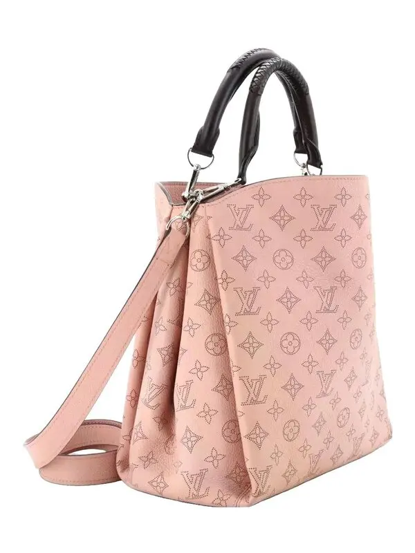 LOUIS VUITTON Babylone Pm Hobo Bag Mahina Leather - Pink