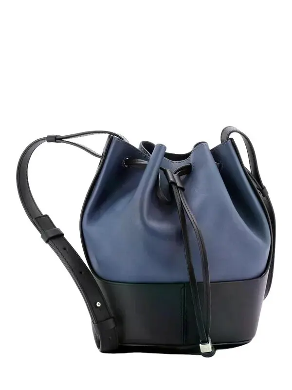 Loewe Balloon Leather Small Bucket Bag - Black