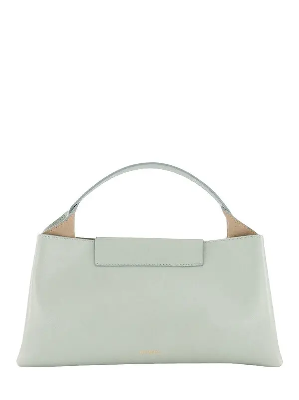 REE PROJECTS Elieze Baguette Leather Top Handle Bag - Ice Blue