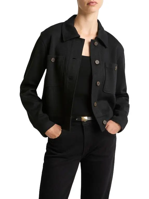 Vince Ponte Knit Jacket - Black