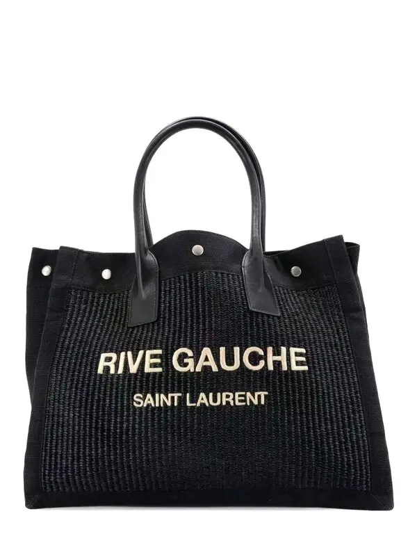 Saint Laurent Rive Gauche Small Tote Bag - Black