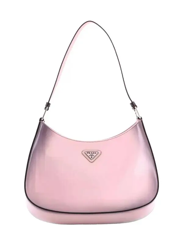 Prada Cleo Shoulder Bag Spazzolato Leather Medium - Pink