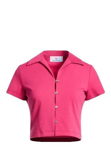 CHIARA FERRAGNI Shirt In Cotton Blend - Fuchsia