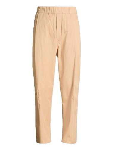 LANEUS Casual Solid Cotton Pants - Camel