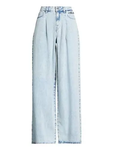 Karl Lagerfeld Wide Leg Jeans - Blue