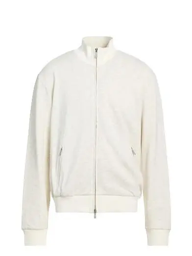 Eleventy Two-tone French Terry Sweatshirt - White