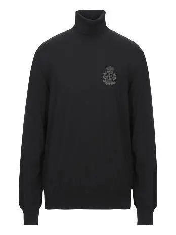 Dolce & Gabbana Turtleneck Knit Top - Black