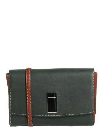 PIQUADRO Cross-body Bag In Bovine Leather - Sage Green