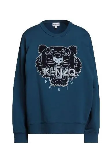 Kenzo Cotton-blend French Terry Sweatshirt - Blue