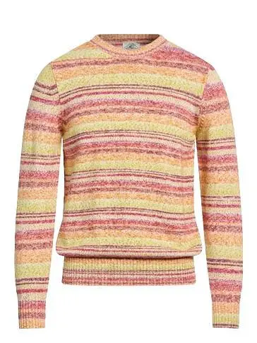 MQJ Striped Knitted Sweater - Yellow