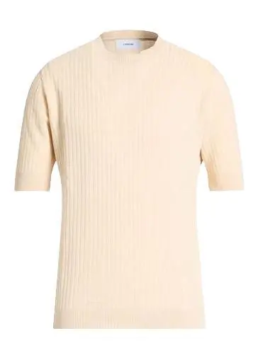 LARDINI Sweater In Linen And Cotton - Beige