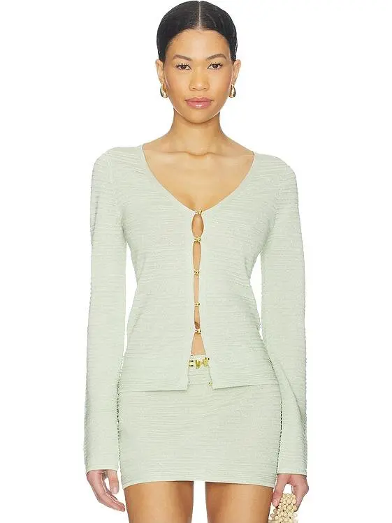KAPRI Lila Cardigan - Mint