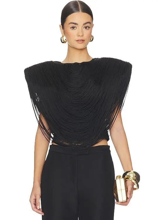 Cult Gaia Porto Top - Black