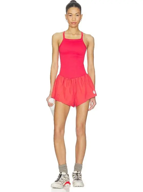 Free People Carpe Diem Runsie - Red