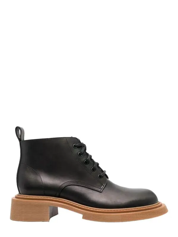 Loewe Ankle Lace-up Boots - Black