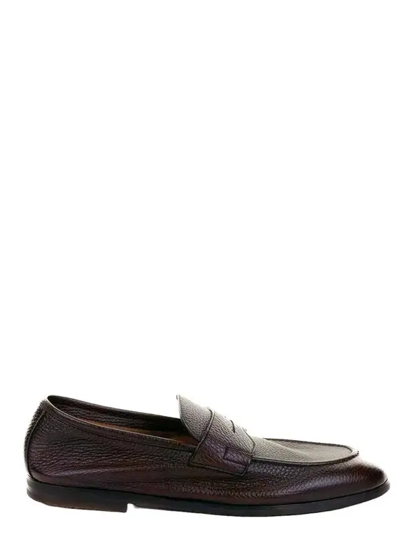 Neil Barrett Leather Loafers - Brown