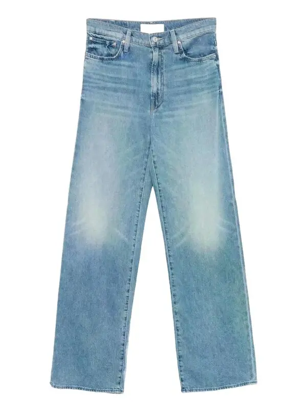 MOTHER The Dodger Sneak Straight Leg Jeans - Blue