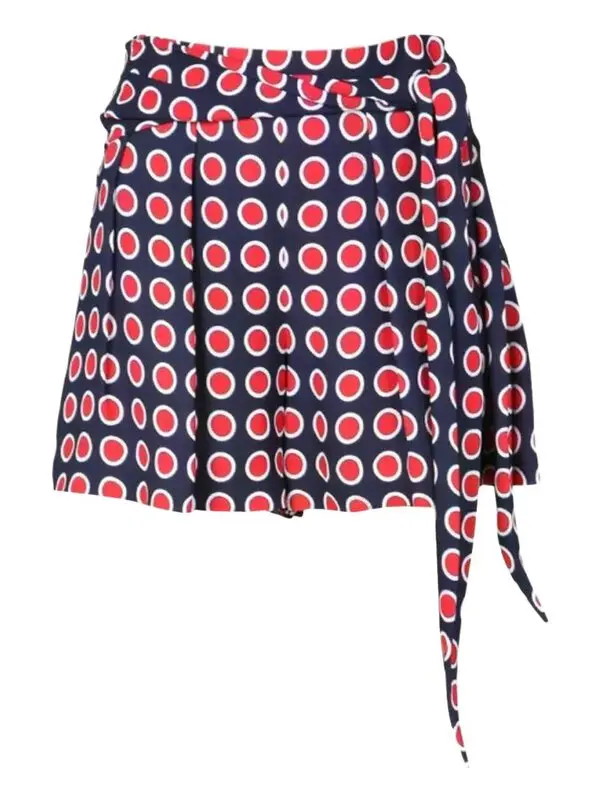 Moschino Polka Dot Patterned Shorts - Blue
