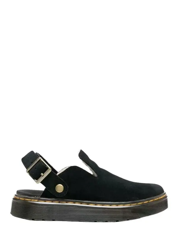 Dr. Martens Buckle-strap Mules - Black