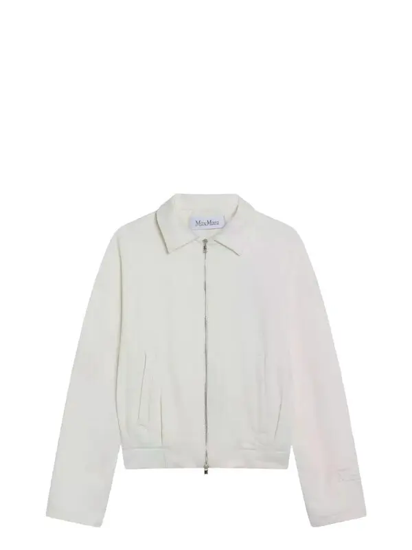 Max Mara Zip Sweatshirt - White
