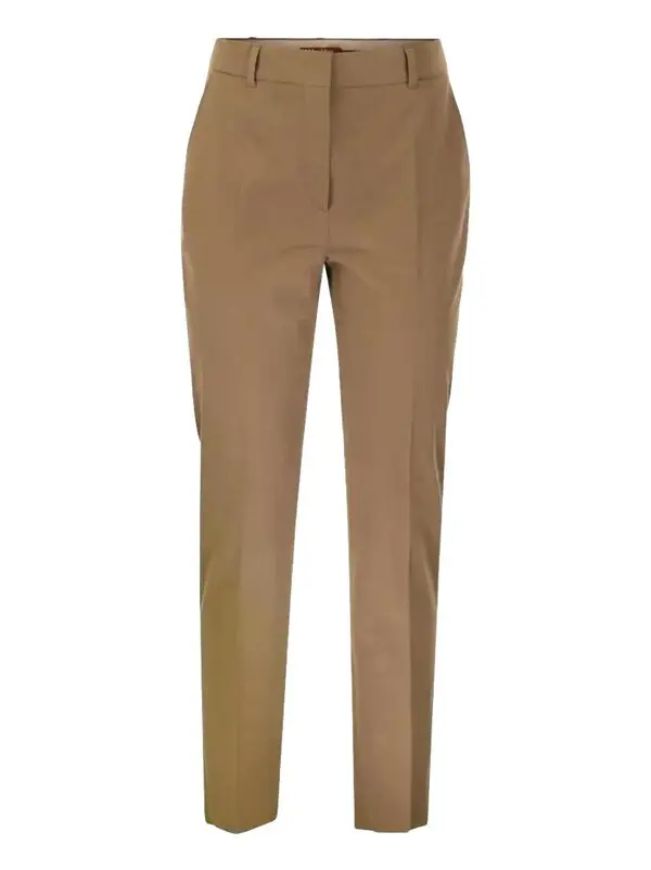 Max Mara Cotton Trousers - Neutrals
