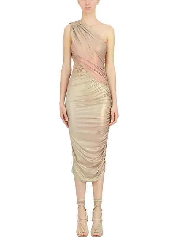 Rick Owens Draped Midi Dress - Neutrals