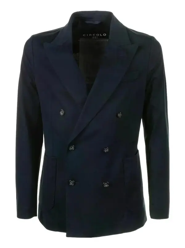 CIRCOLO 1901 Double-breasted Coat - Blue