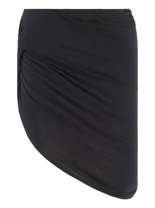 Jacquemus Draped Skirt - Black