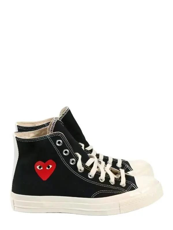 Play Comme Des Garcon X Converse Chuck 70 Sneakers - Black