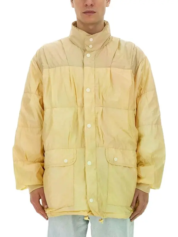 Our Legacy Panelled Puffer Jacket - Yellow