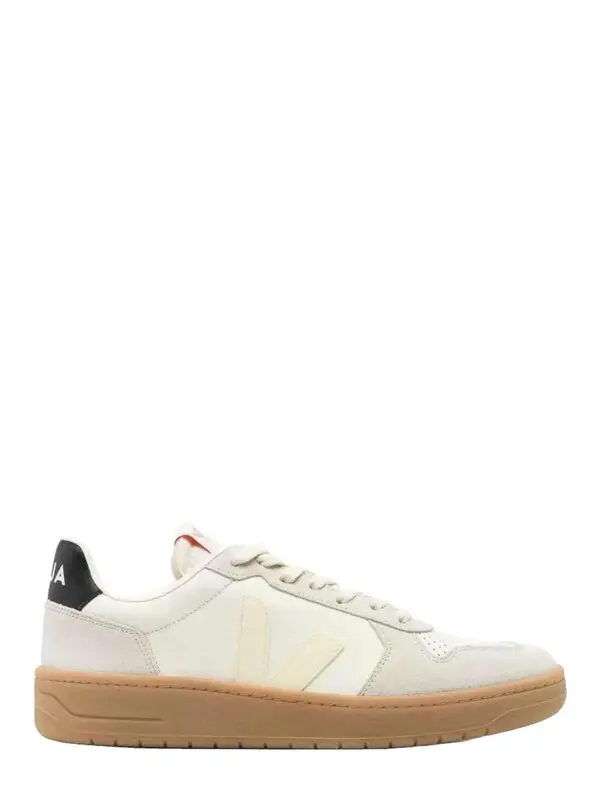 VEJA V-82 Leather Sneakers - Neutrals