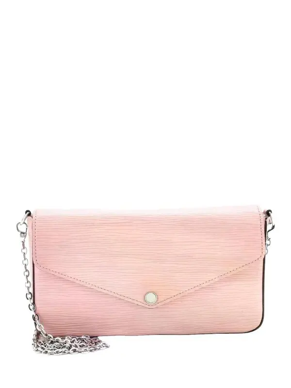 LOUIS VUITTON Felicie Pochette Epi Leather Crossbody Bag - Pink