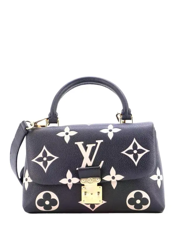 LOUIS VUITTON Madeleine Bicolor Monogram Empreinte Giant Bb - Black