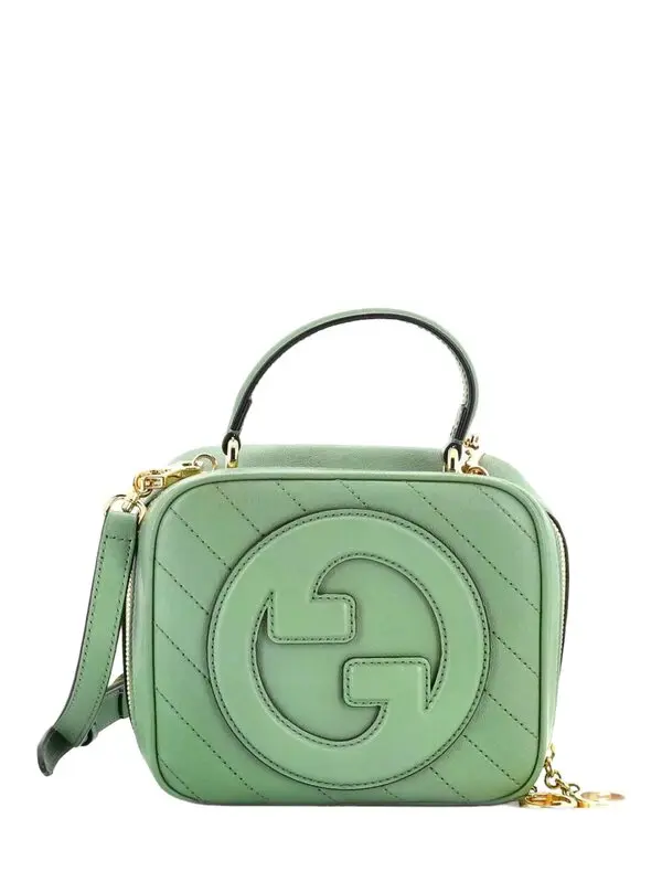 Gucci Blondie Top Handle Satchel - Green