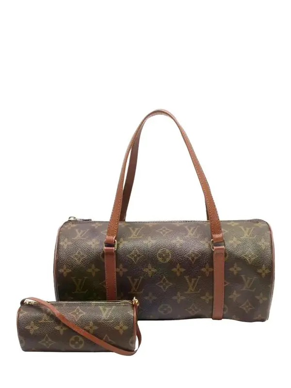 LOUIS VUITTON 1993 Monogram Papillon 30 Handbag - Brown