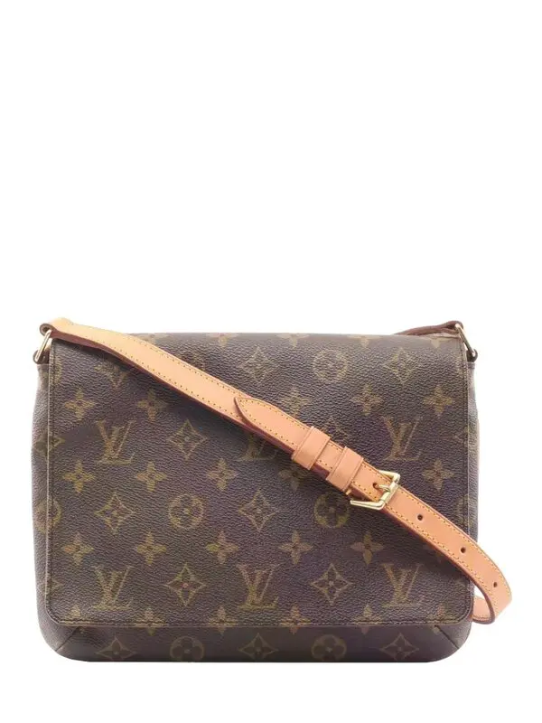 LOUIS VUITTON 2001 Monogram Musette Tango - Brown