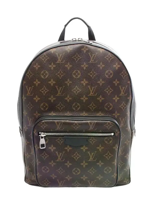 LOUIS VUITTON 2016 Monogram Macassar Josh Backpack - Brown