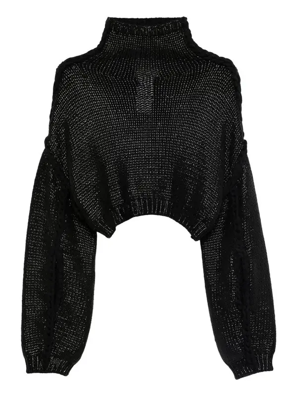 Sportmax Bacini Chunky Knit Sweater - Black